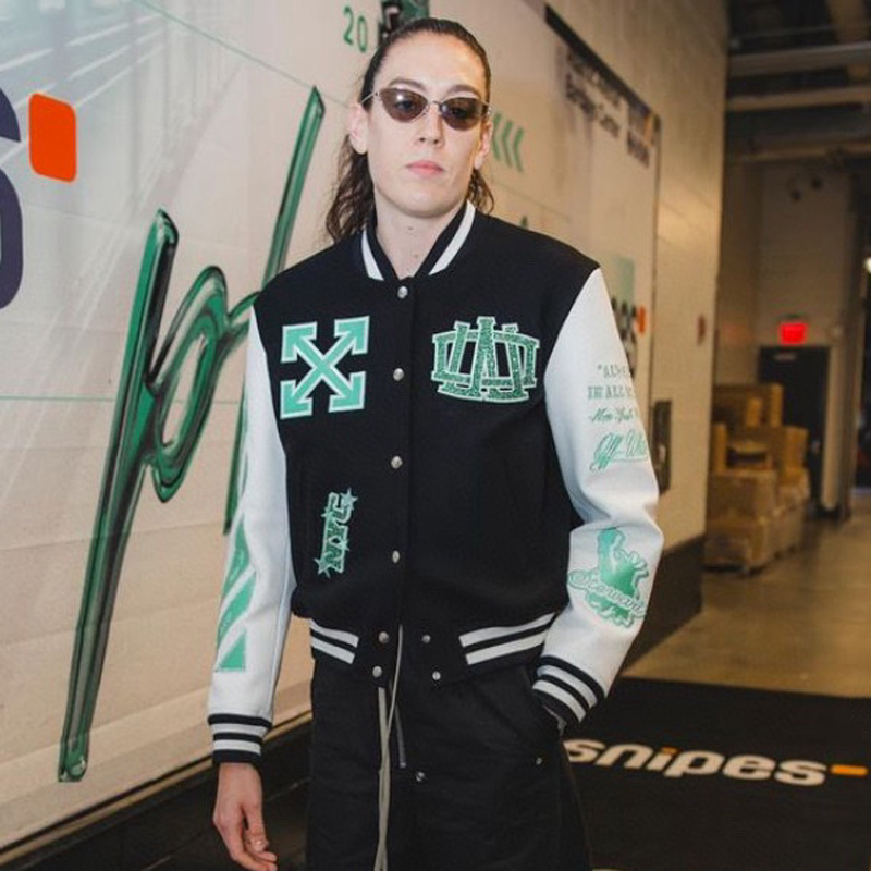 US$ 90.85 - Off White baseball uniform jacket FZJK1632 - www.hanfei001.com