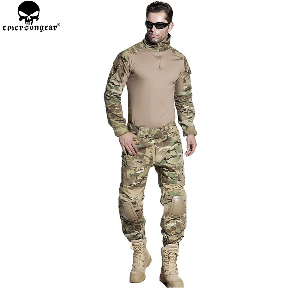 EMERSONGEAR Gen2 Airsoft Training Clothing Combat Shirt Pants with ...