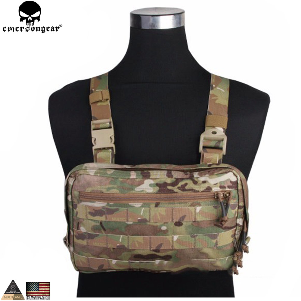 EMERSONGEAR EDC Bag Chest Recon Bag Tool Pouch Combat Tactical Vest ...