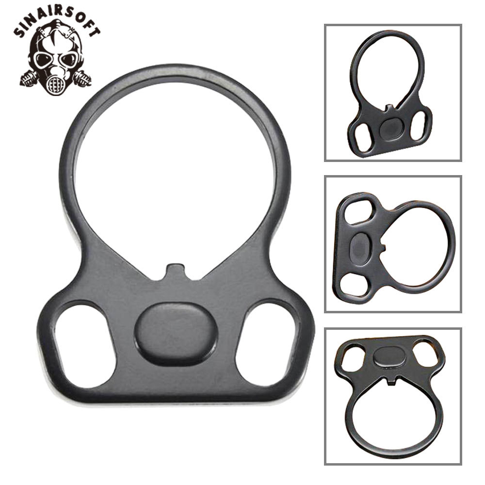 Tactical Rifle End Plate Sling Adapter Dual Loop Ambidextrous One ...