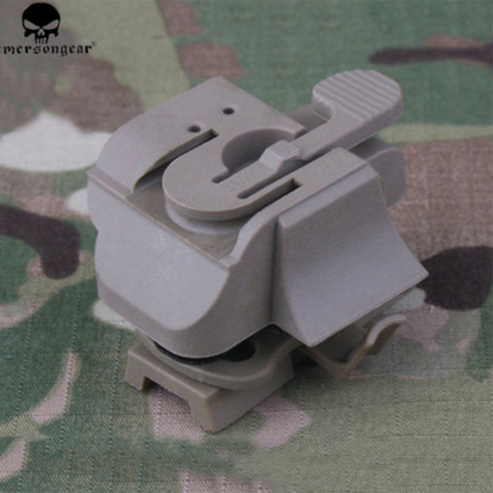 EMERSONGEAR Tactical Light Mount FAST Helmet Rail Connector Airsoft ...