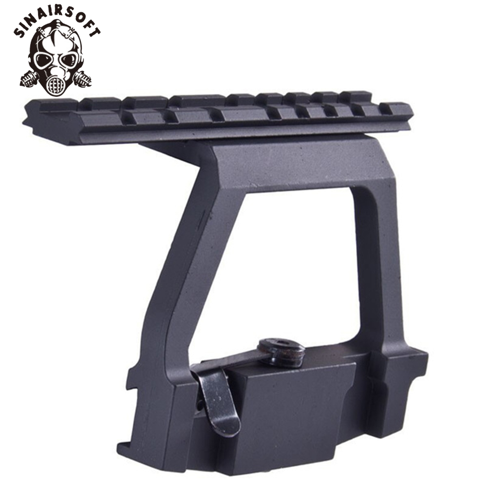 SINAIRSOFT Tactical AK 74U Mount Quick release 20mm AK Side Rail Lock Scope Mount Base for AK ...