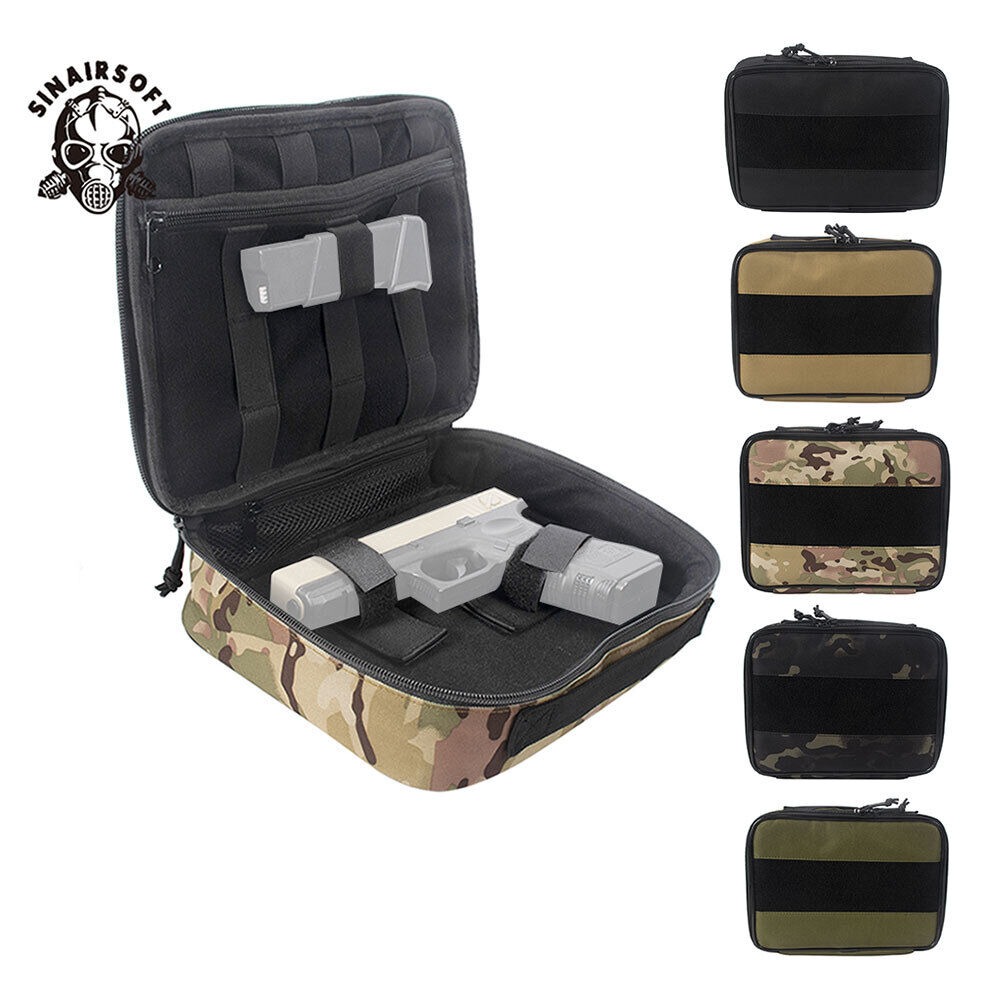 SINAIRSOFT Tactical Pistol Case Handgun Carry Bag Gun Storage Range ...