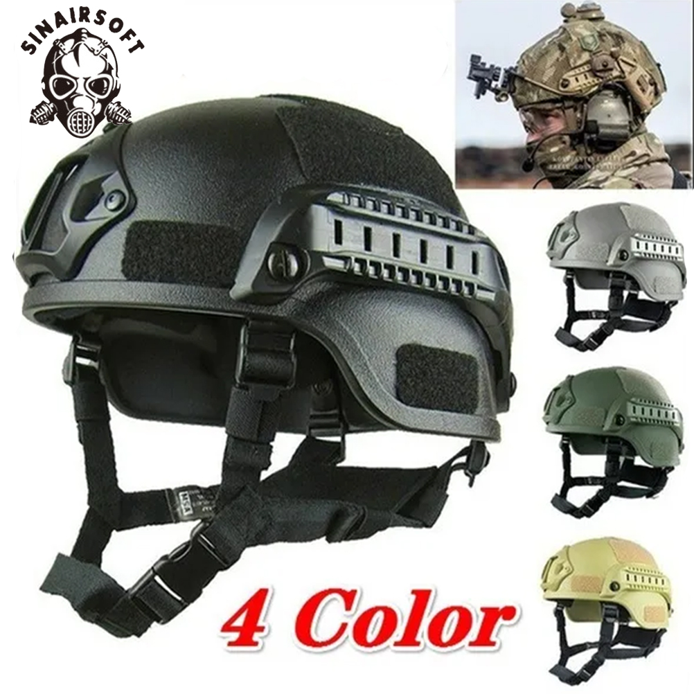 SINAIRSOFT Lightweight Tactical Fast Helmet ABS Sport Outdoor Helmet ...