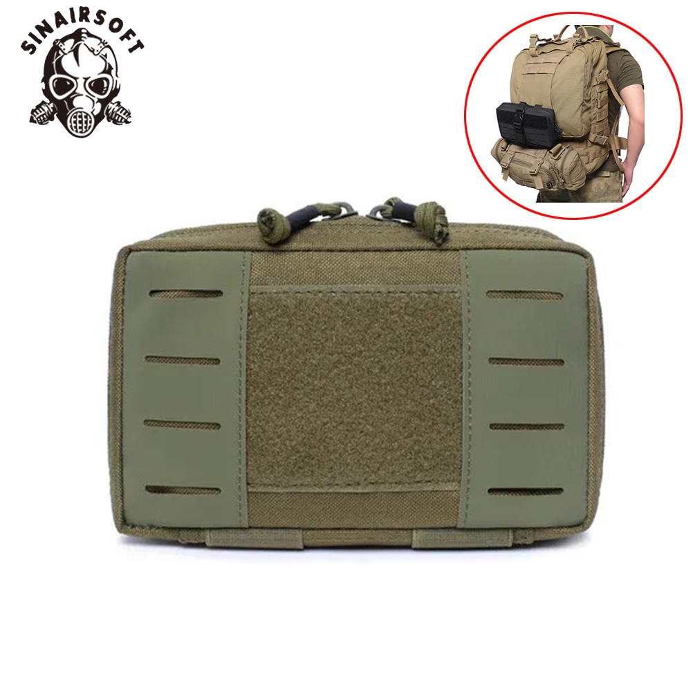 Tactical Laser Cut Molle Pouch Utility EDC Pocket Tool Waist Pack Belt ...
