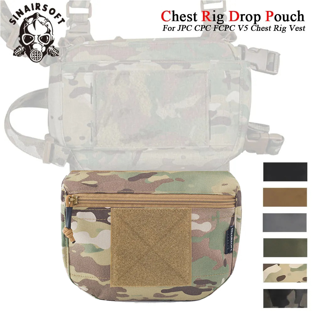 SINAIRSOFT Tactical Storage Bag Hunting Molle Vest Armor Carrier CRM ...