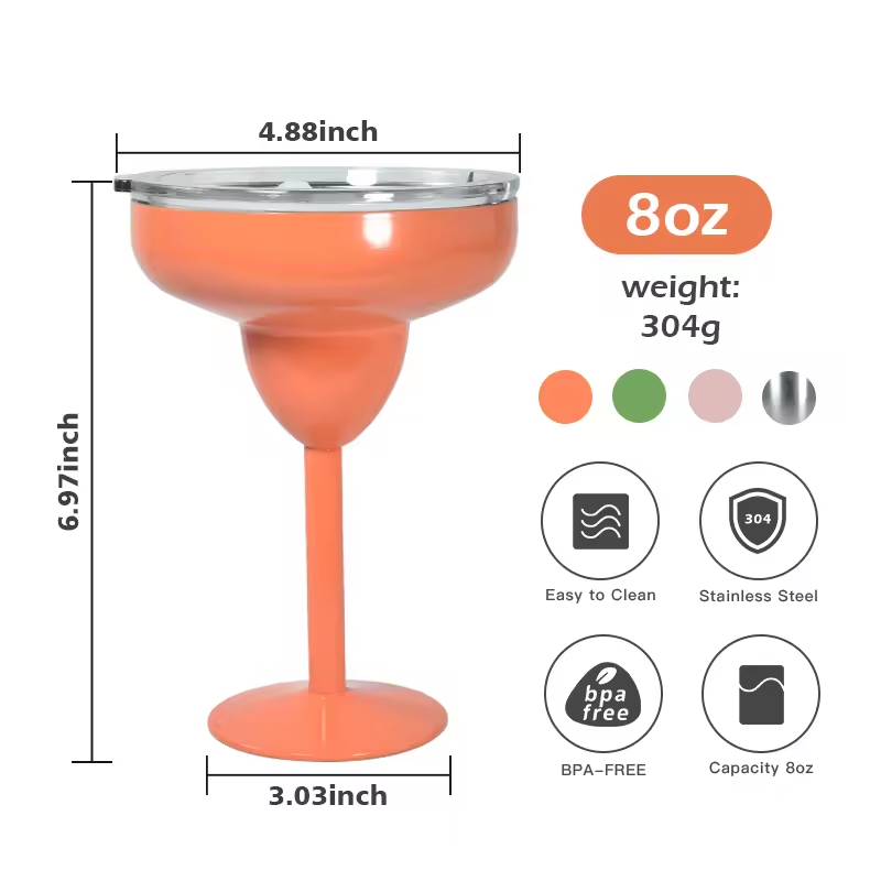 US$ 79.20 - RTS US Warehouse 8oz Stainless Steel Double Wall Vacuum ...