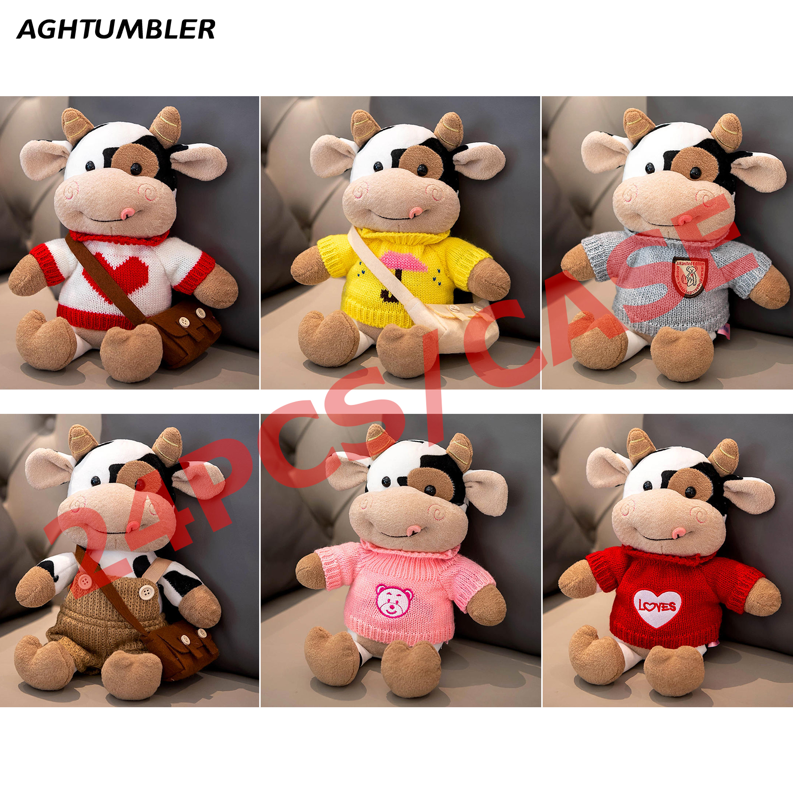 US$ 135.00 - China Warehouse 11.8 inches Cute Cow Doll With Sweater ...