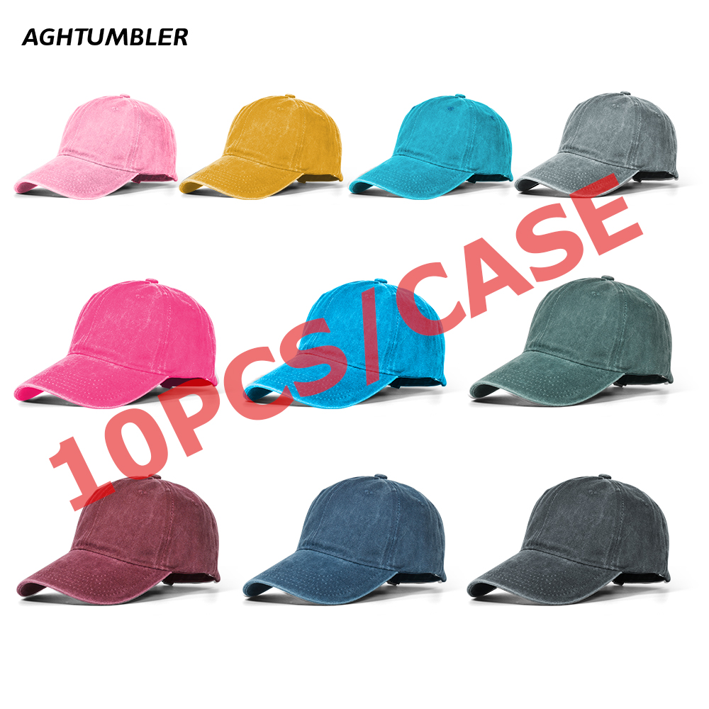 US$ 36.00 - US Warehouse Plain Color 100% Cotton Vintage Adjustable ...