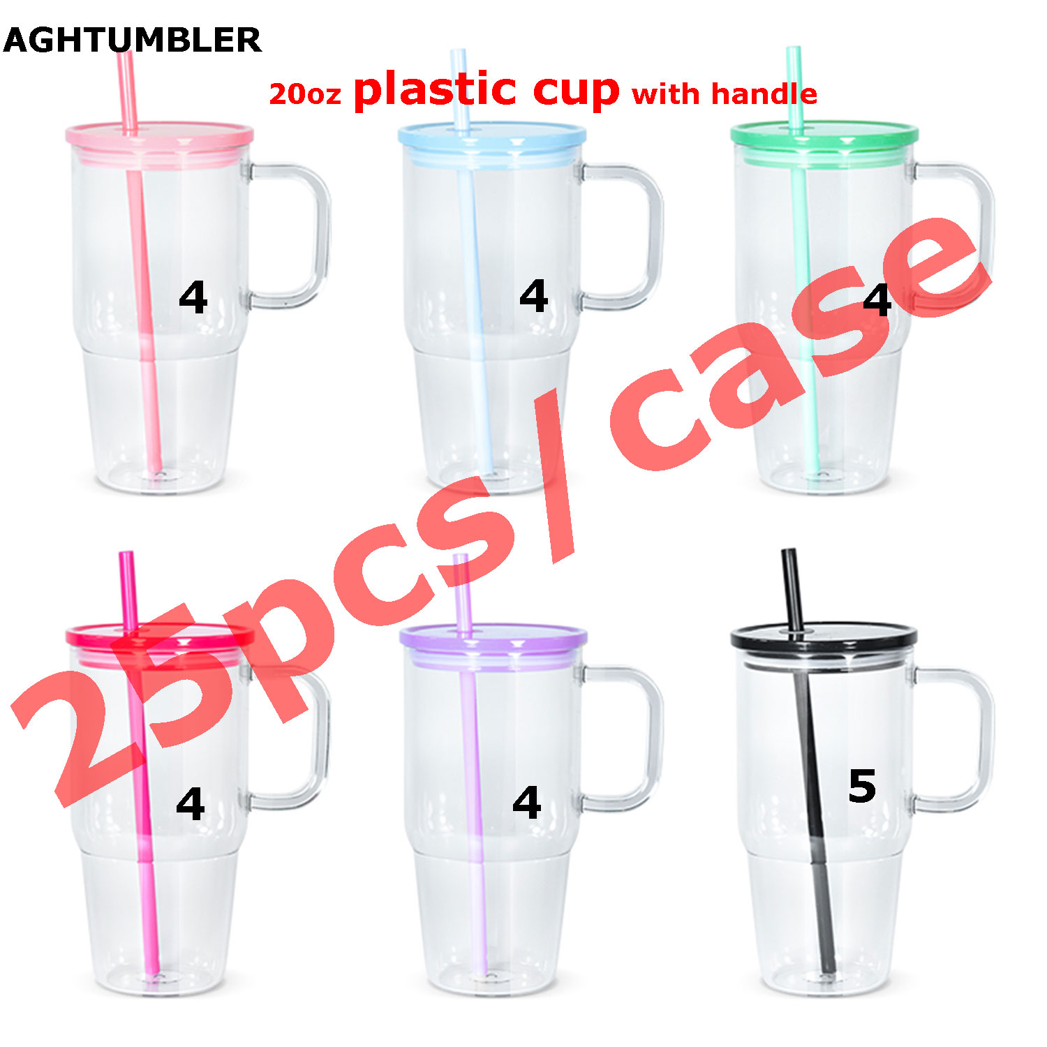 US$ 82.00 - Clearance Sale US warehosue BPA Free 20oz plastic cups with ...