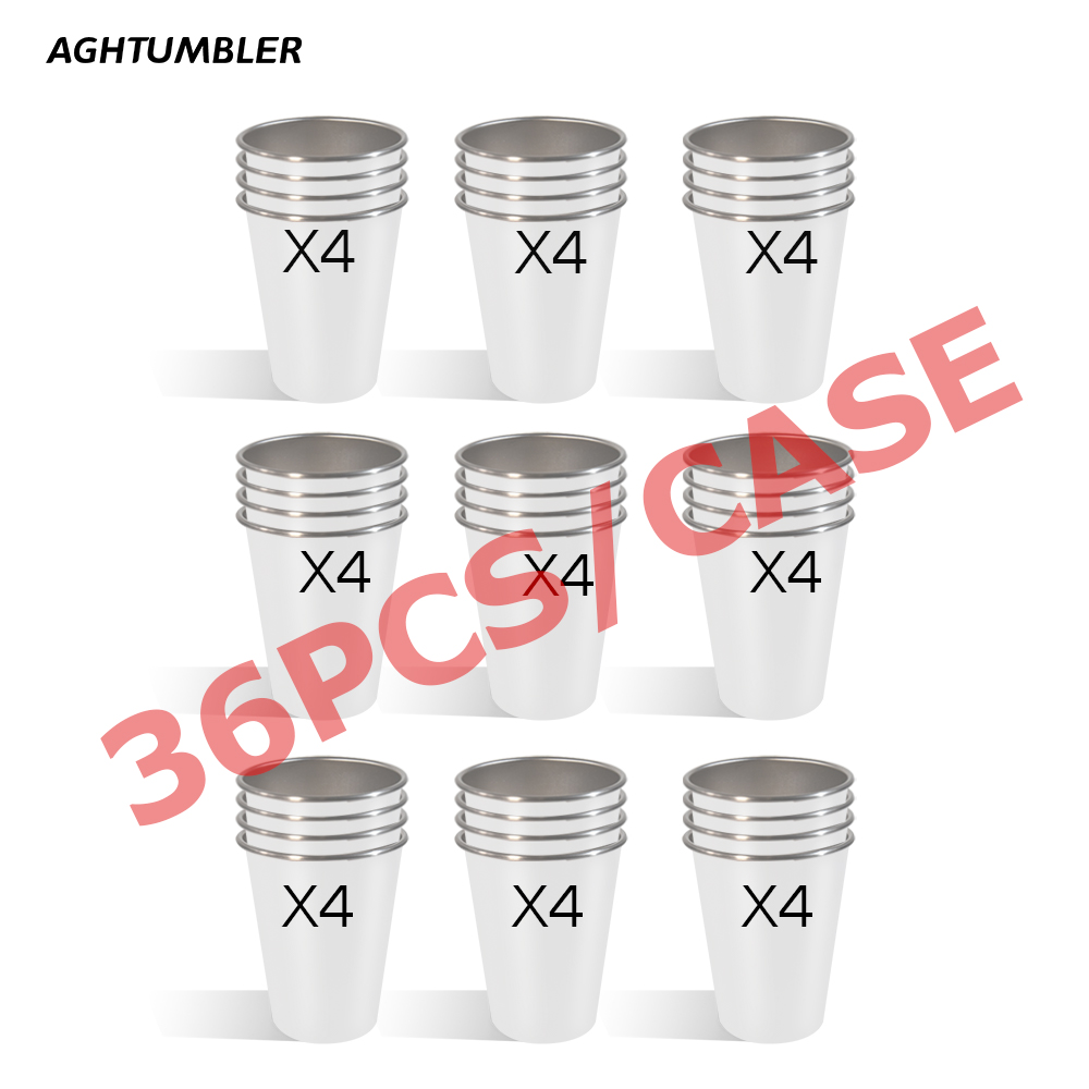 US$ 54.00 - US warehouse 12oz White Sublimation Cup Beer mugs Beverages ...