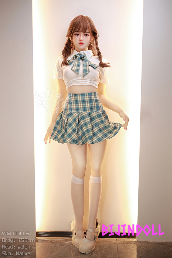 超カワイイ制服JKsexダッチワイフWMDoll#391 153cm B-cup TPE製