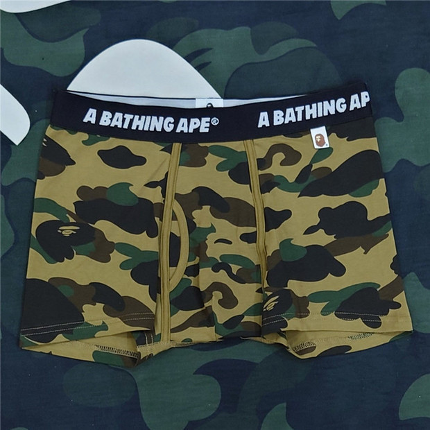 Bape full camo boxer underwear 5 colors