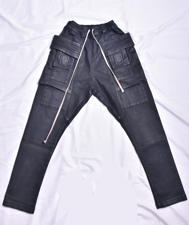 US$ 199.00 - 1:1 quality version Drawstring large pockets painted wax ...