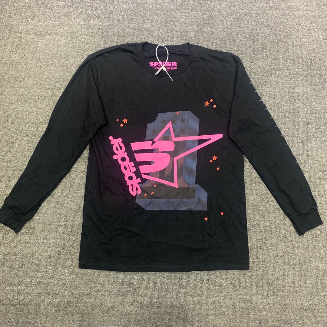 US$ 45.00 - Young Thug Sp5der-Stars and Stripes number 1 long sleeve ...