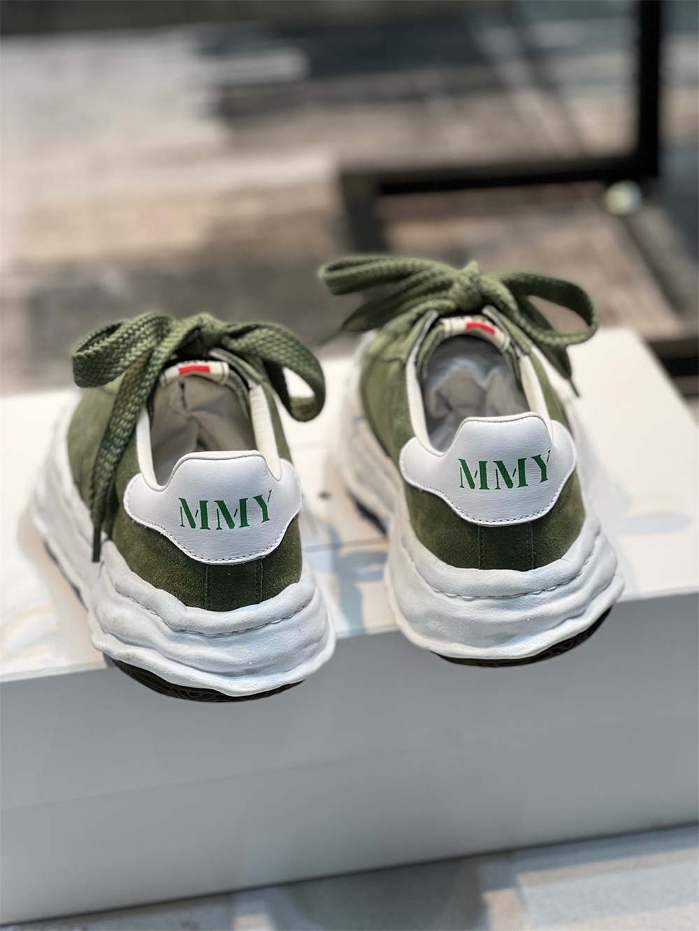 Mihara Yasuhiro MMY low shoes black white