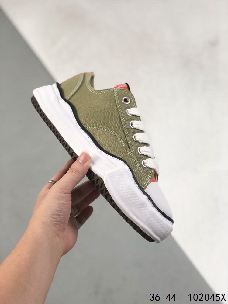 Mihara Yasuhiro MMY low shoes olive