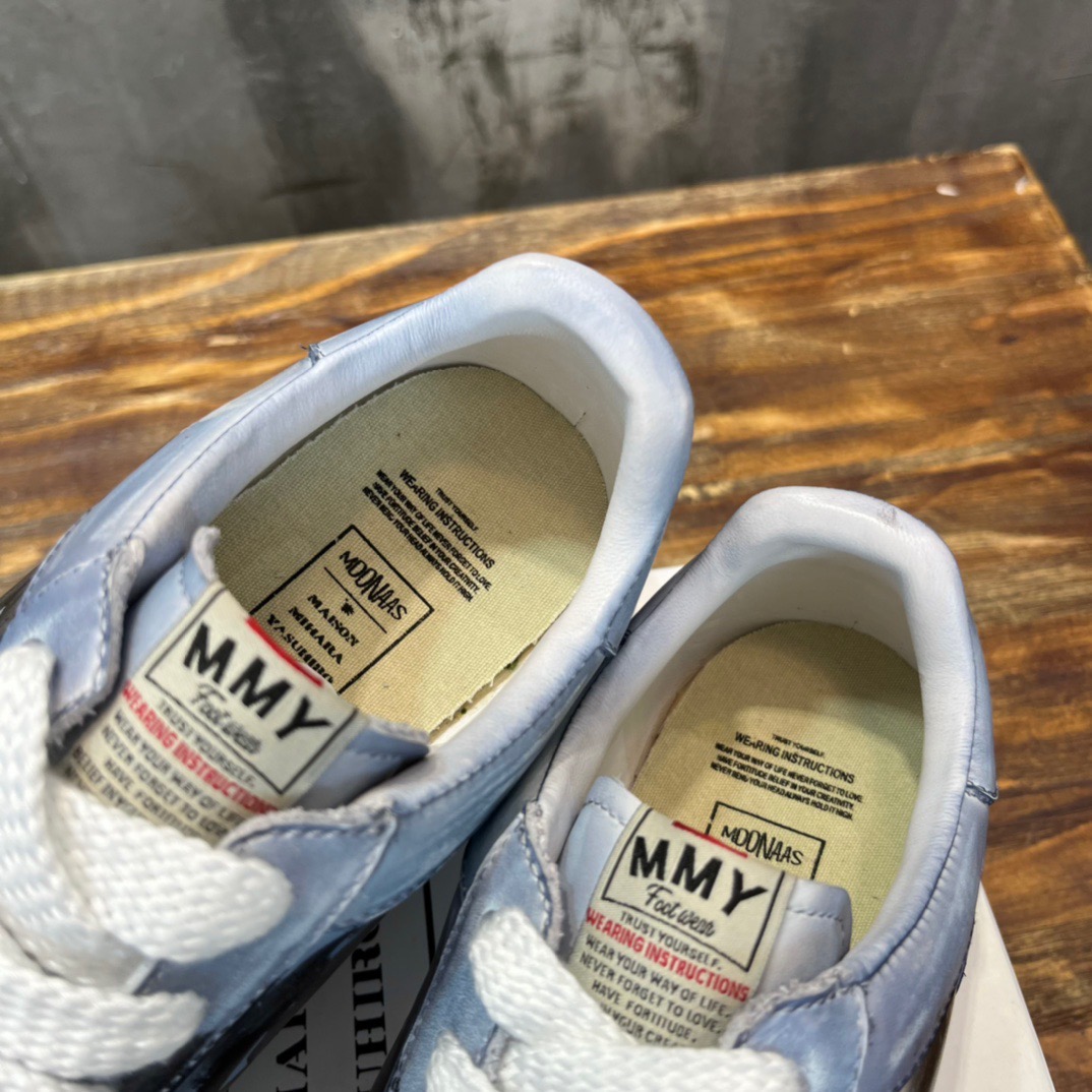 Mihara Yasuhiro MMY low shoes black white