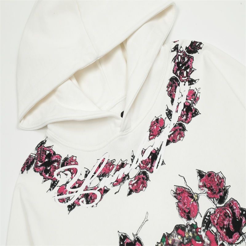 Vlone fire human skeleton hoodie