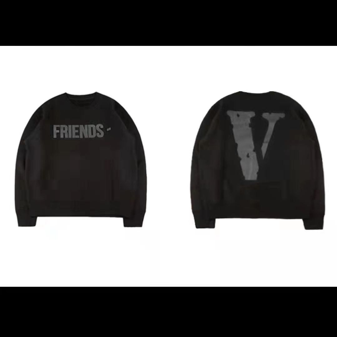 Vlone fire human skeleton hoodie