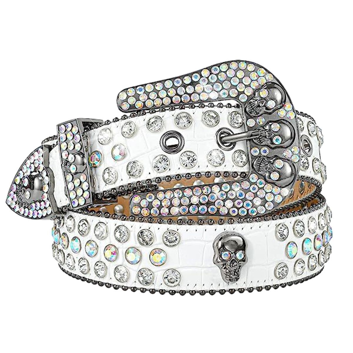 US$ 39.92 - Personalized with Diamonds Belt 8 colors - www.repdog.cn
