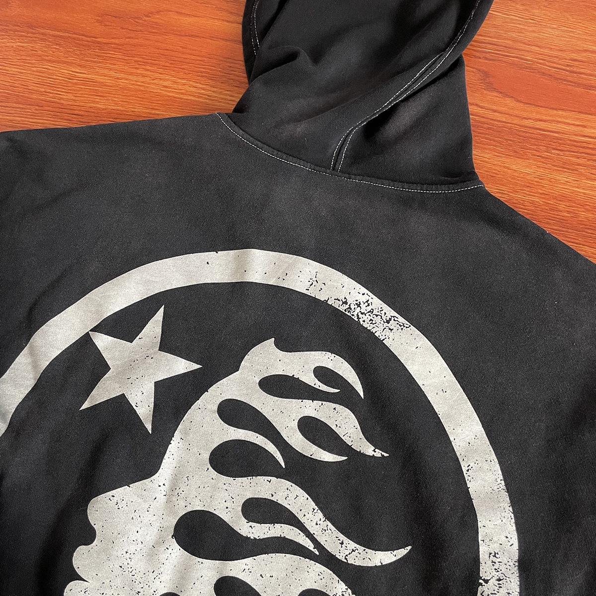 1:1 quality Hellstar Studios Distressed Black Hoodie