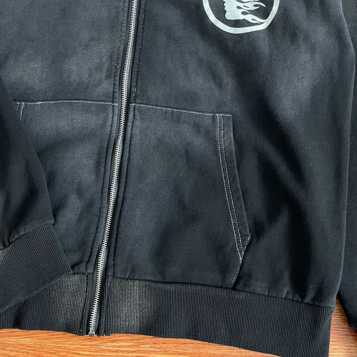 1:1 quality Hellstar Studios Distressed Black Hoodie