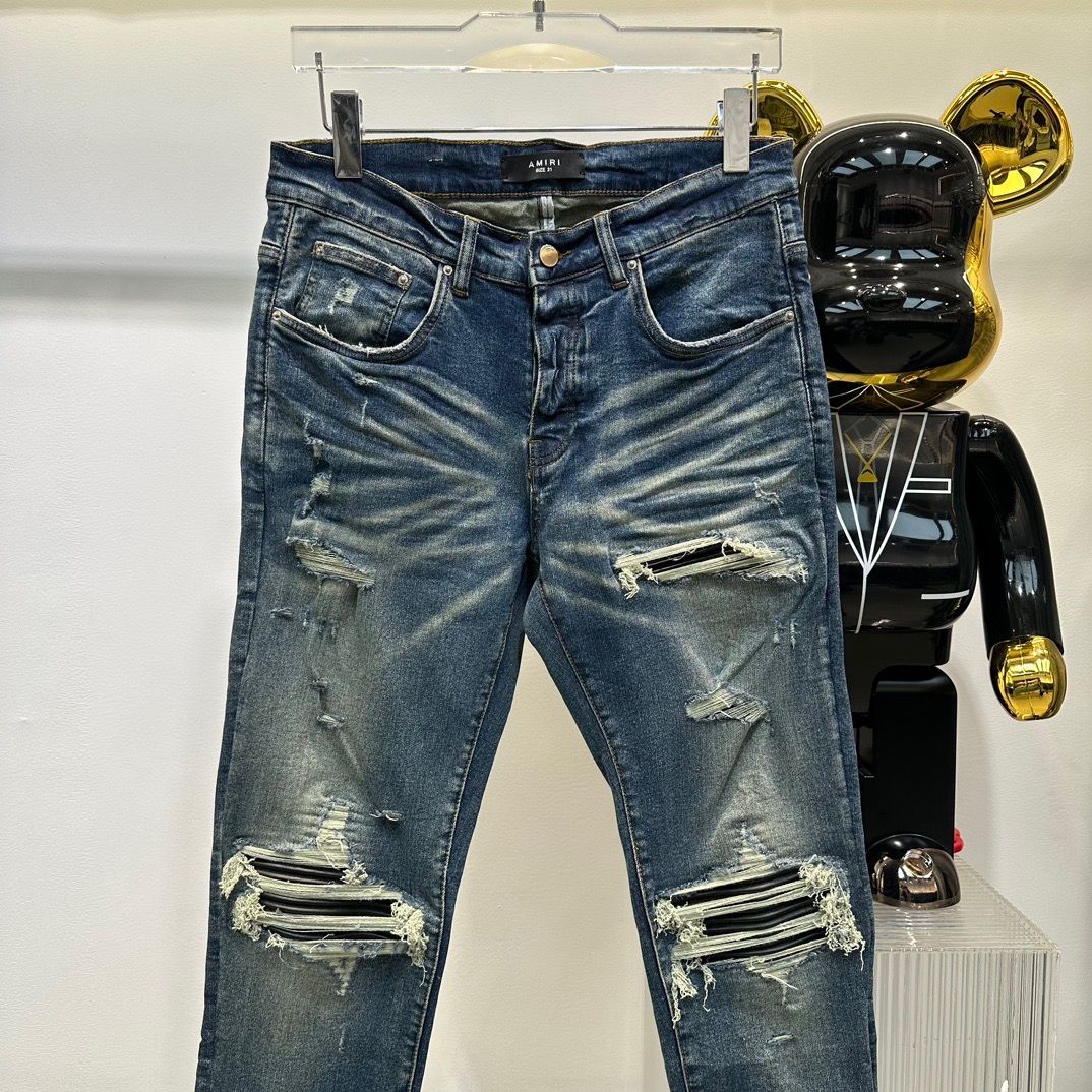 US$ 134.91 - 1:1 quality version Ripple ripped jeans - www.repdog.cn
