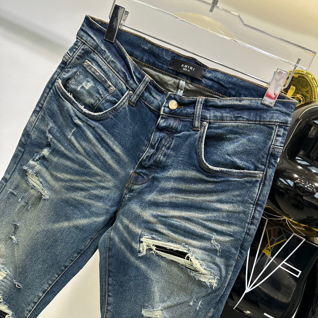 US$ 134.91 - 1:1 quality version Ripple ripped jeans - www.repdog.cn