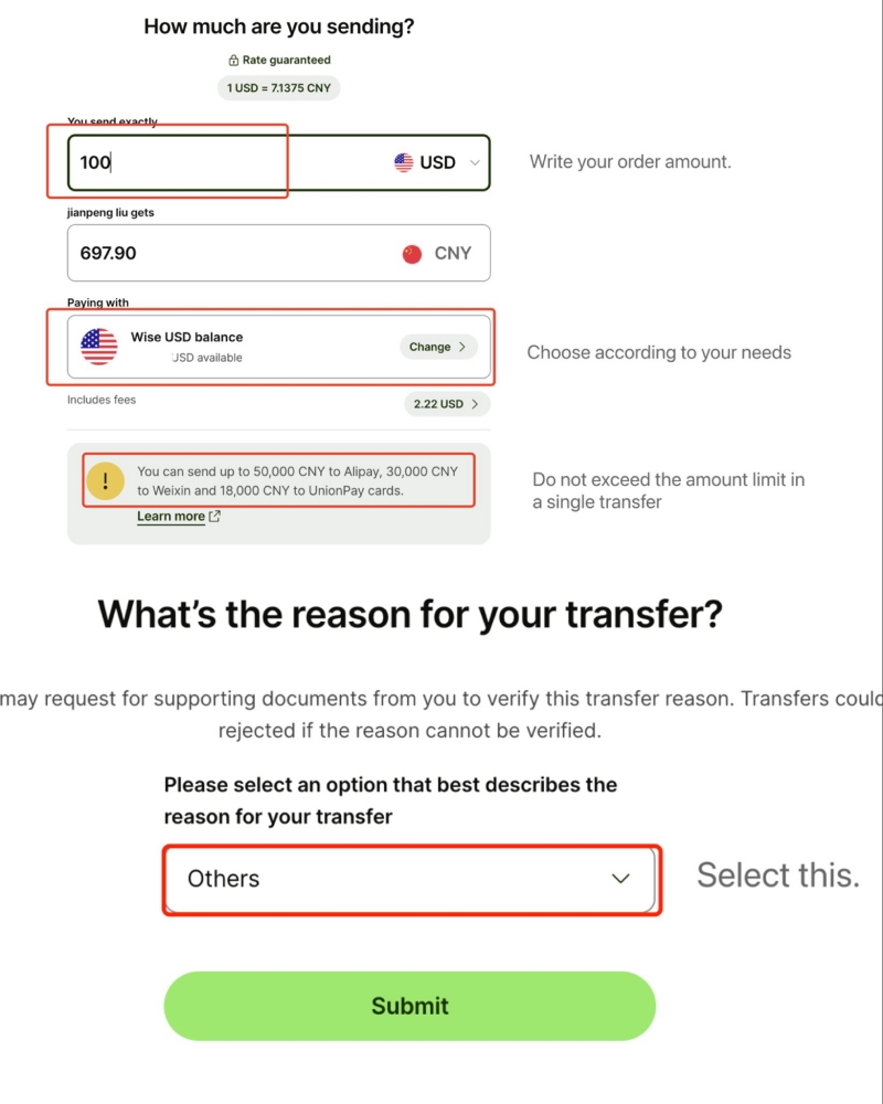 How to use Wise payment? - www.repdog.cn