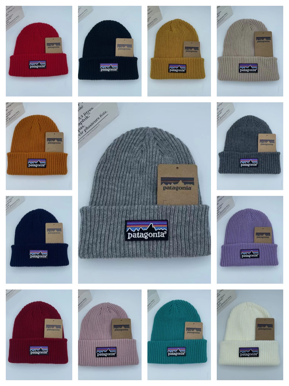 US$ 16.92 - Patagonia Peak Wool Knit Cold Beanie 21 colors - www.repdog.cn
