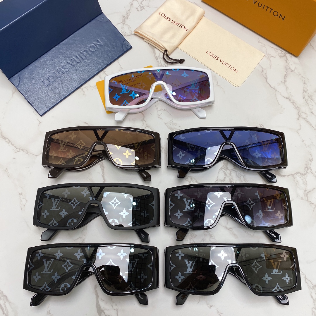 US$ 149.00 - 1:1 quality version Polarized print one-piece sunglasses ...