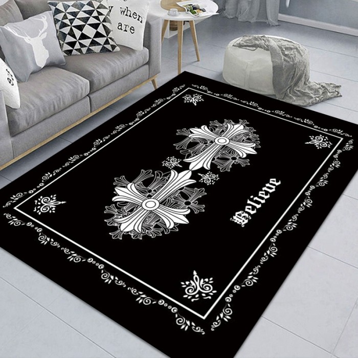 [E70] crystal velvet rug