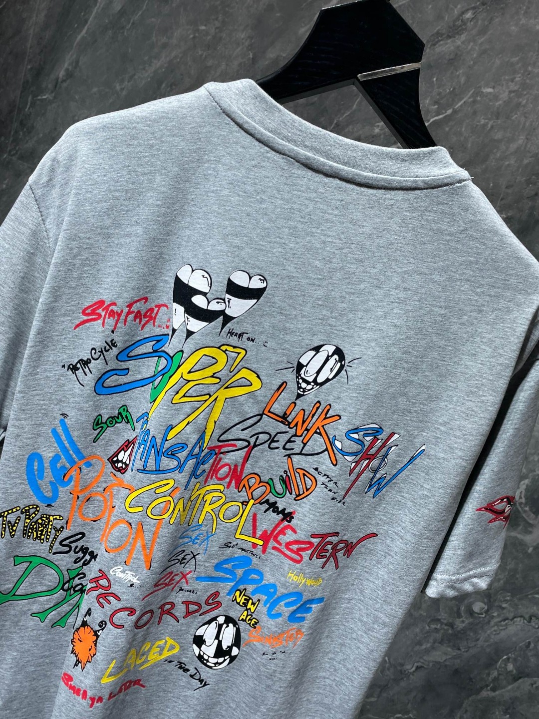 US$ 39.92 - Matty Graffiti Flame tee - www.youngrich.co