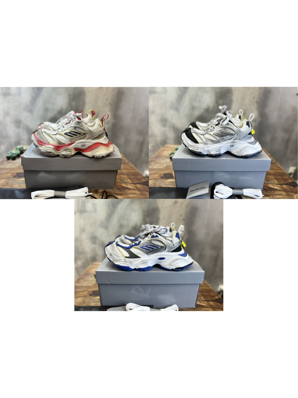 US$ 254.92 - 1:1 quality version Vintage Aged Pop Shoes 3 colors - www ...