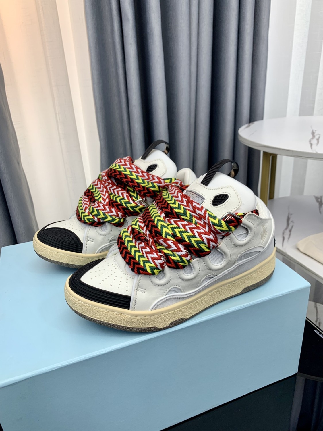 US$ 254.92 - 1:1 quality version Thick Sole Colorblocking Lace-Up Bread ...
