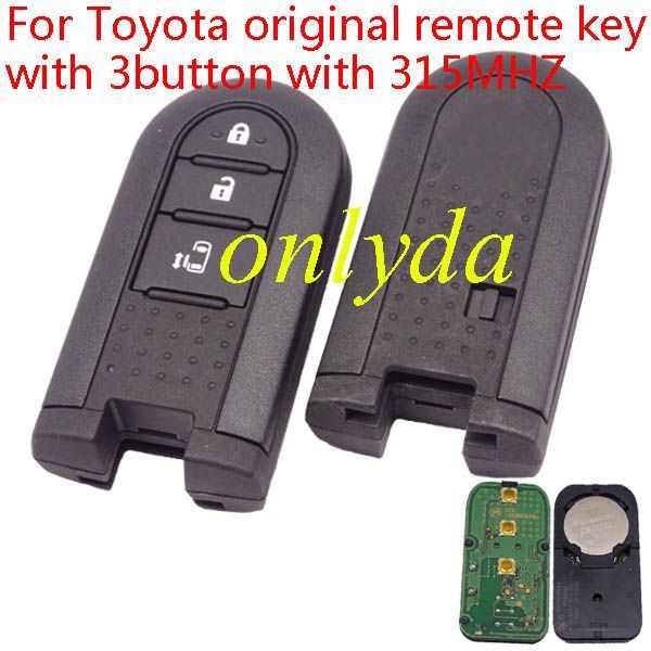 For Toyota Remote Key key with 3 button with 315MHZ
