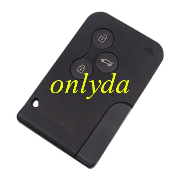 For Renault Megane 3 button key blank & blade -without badge