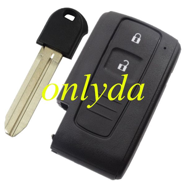 For Toyota Daihatsu 2 button remote key blank with blade