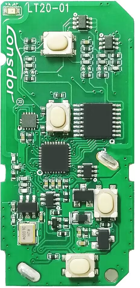 Lonsdor remote key ,the PCB number is 3370，A433,F433,5290,0140