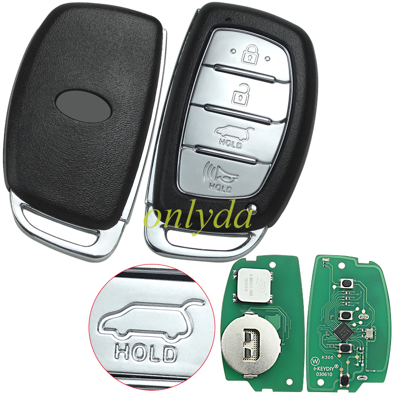 KEYDIY Remote key 4 button ZB33-4 smart key for KDX2 and KD MAX