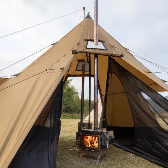 DIY Tent Heating: Building and Installing a Wood Burning Stove - www ...