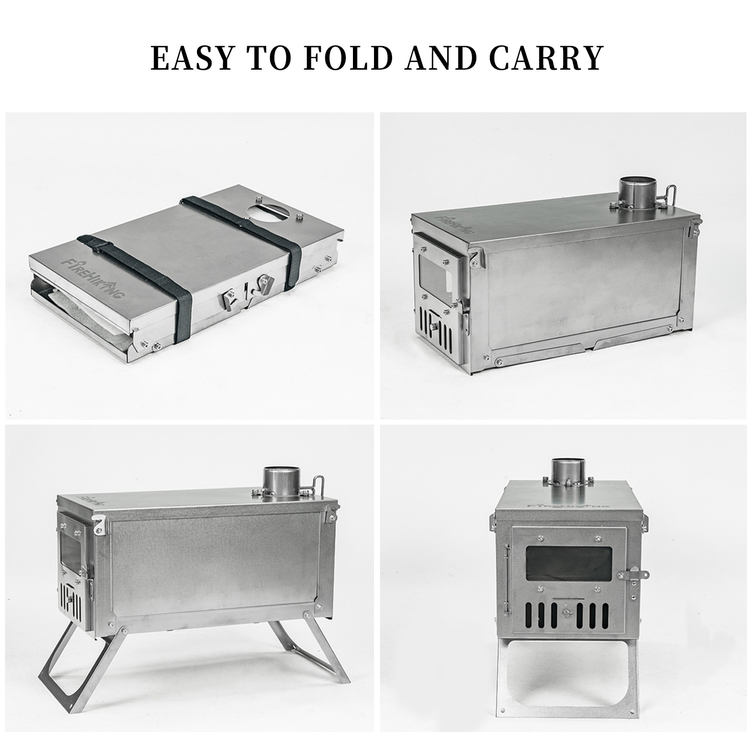 Best Collapsible Wood Stoves for Camping - www.firehiking.com