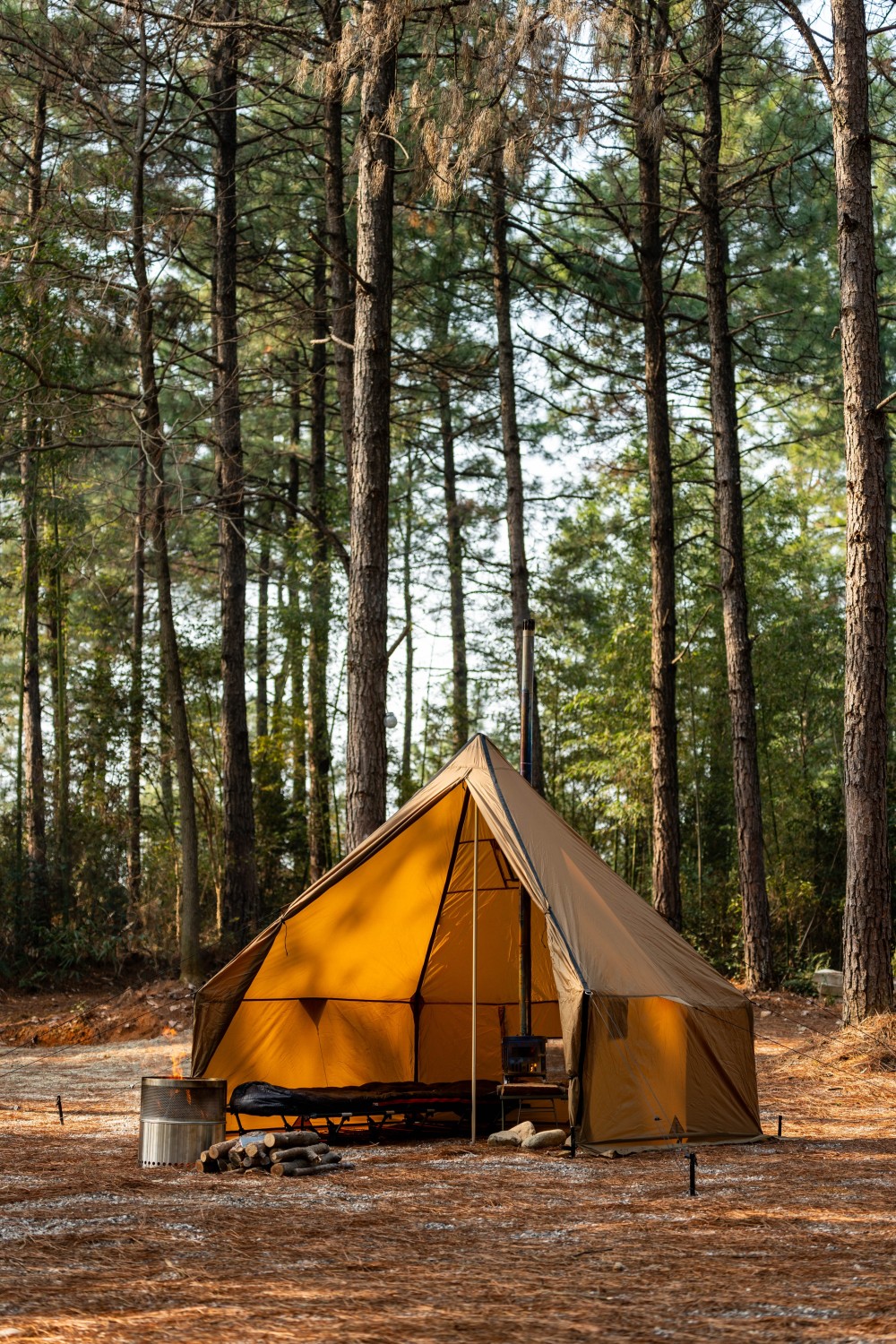 Fireyurt Yurt Tent 1-2 Person | Yurt Hot Tent with Stove Jack for 4 ...