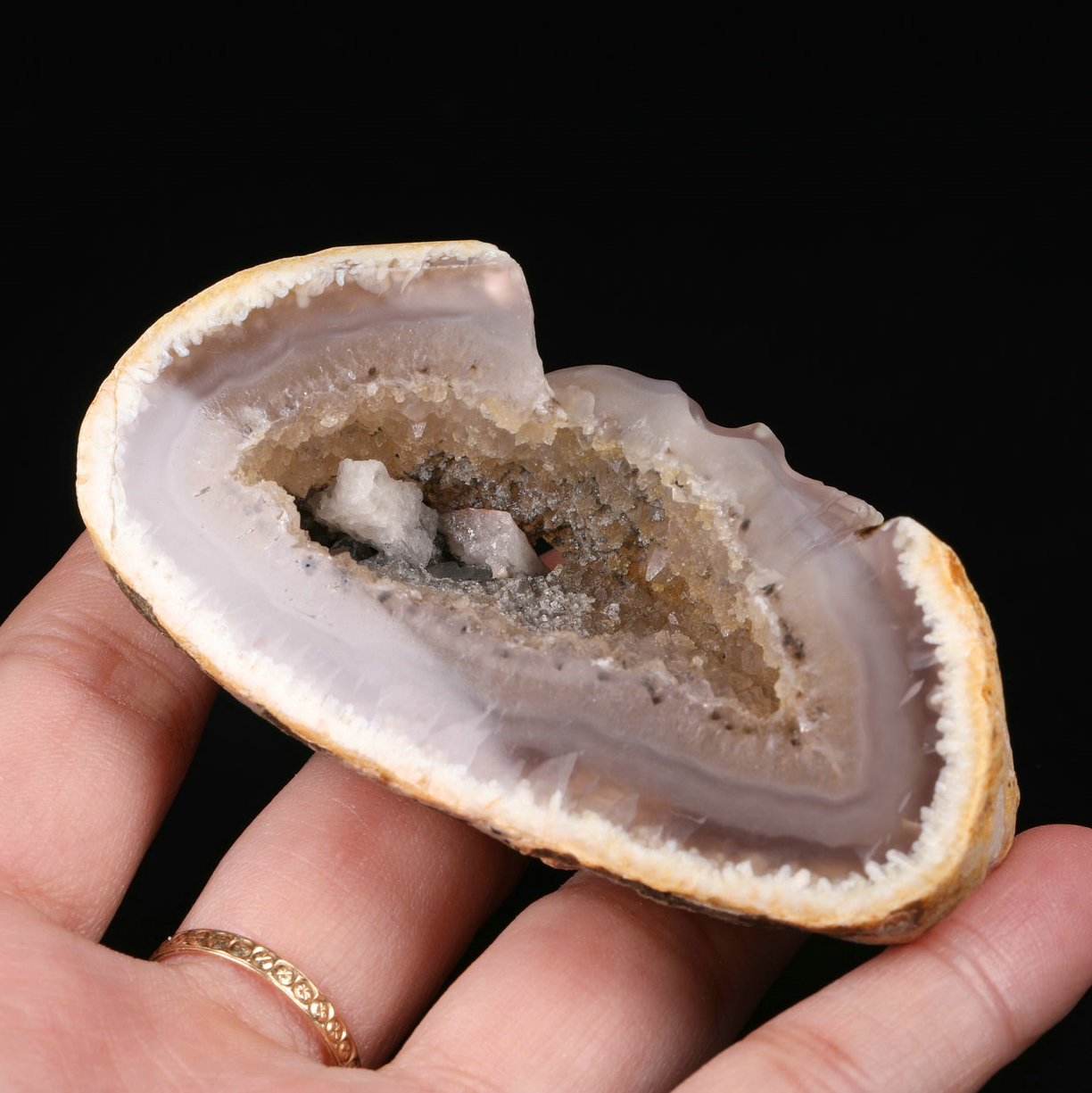 US$ 10.00 - 2.8 '' Geode Cluster Agate N185 - www.mr-skulls.com