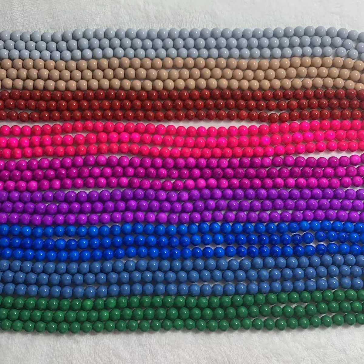 10mm Pure Color Glass Bead