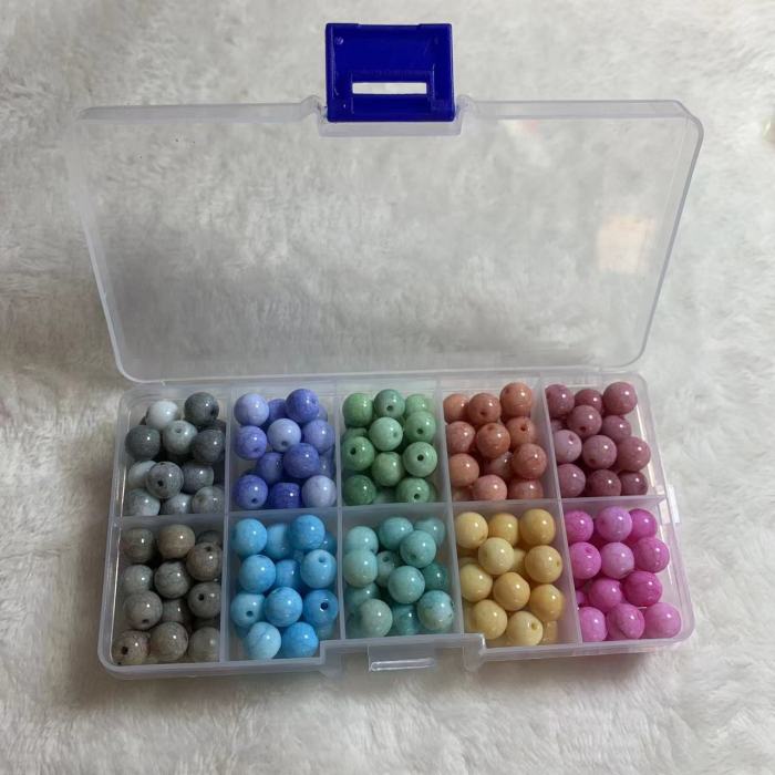 8mm glass beadbox set