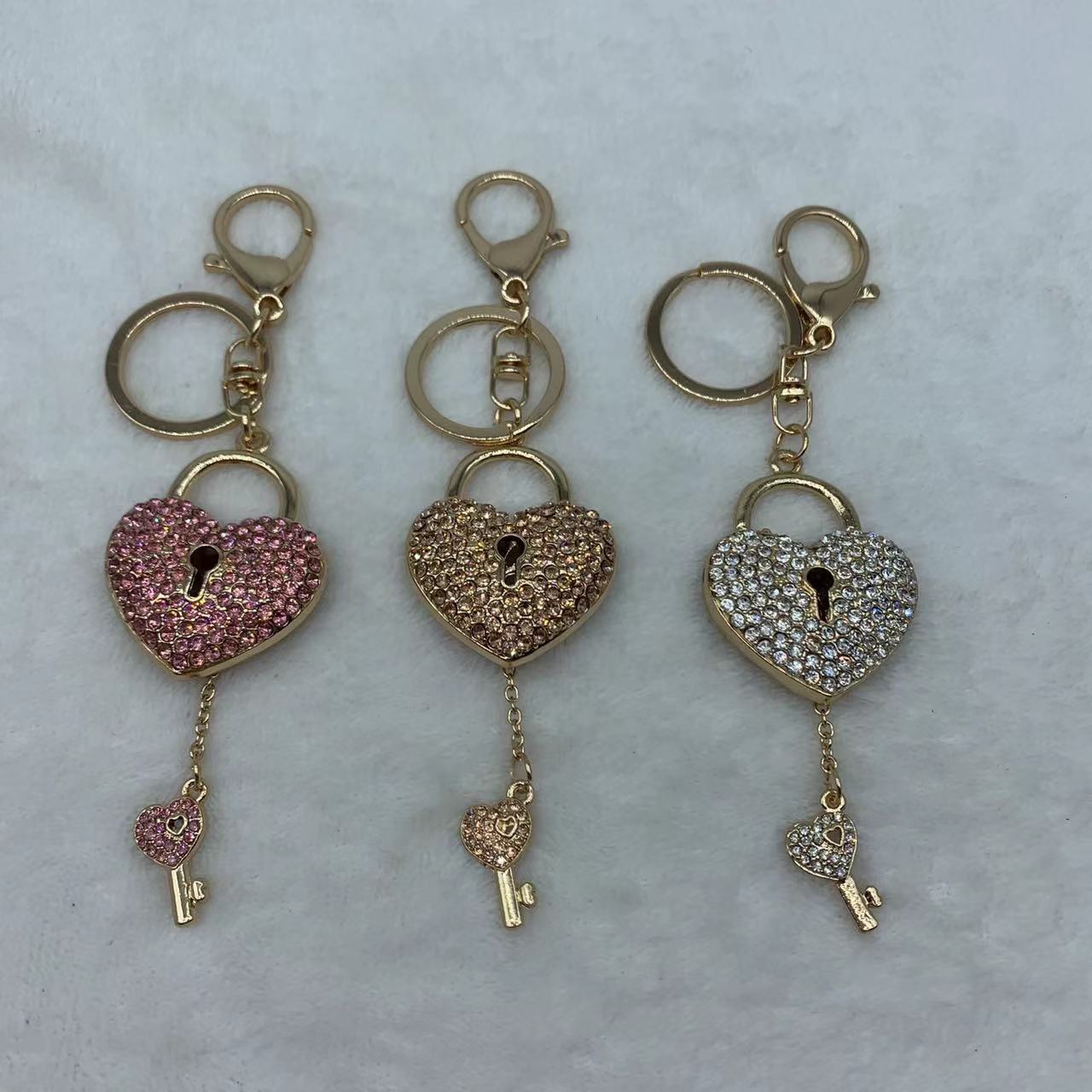 heart key chains