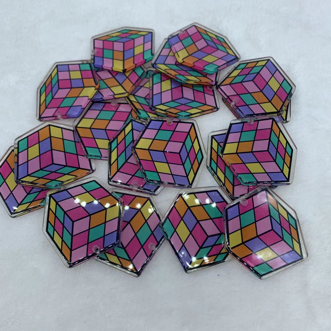 Rubik's Cube charms