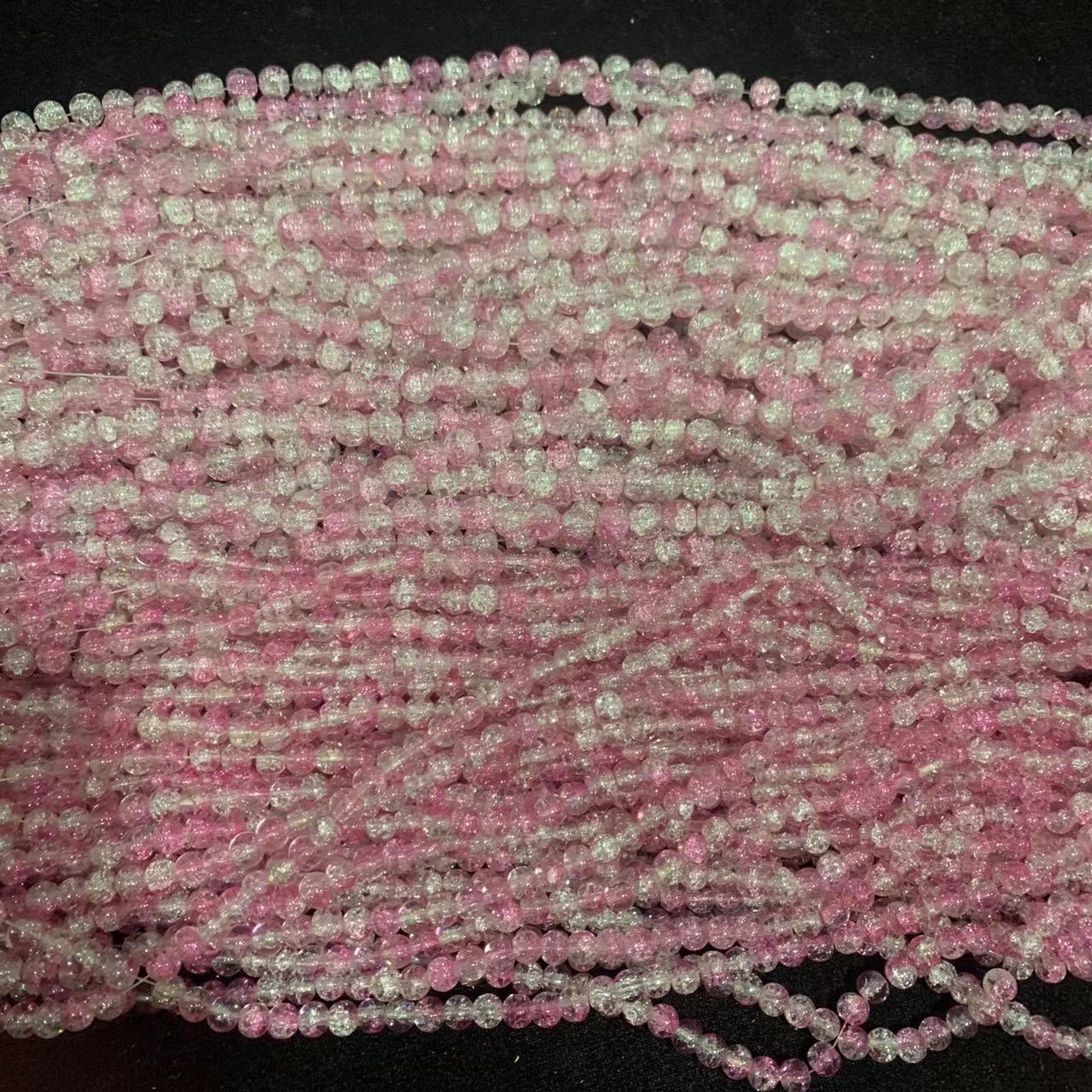 pink sparkle bead